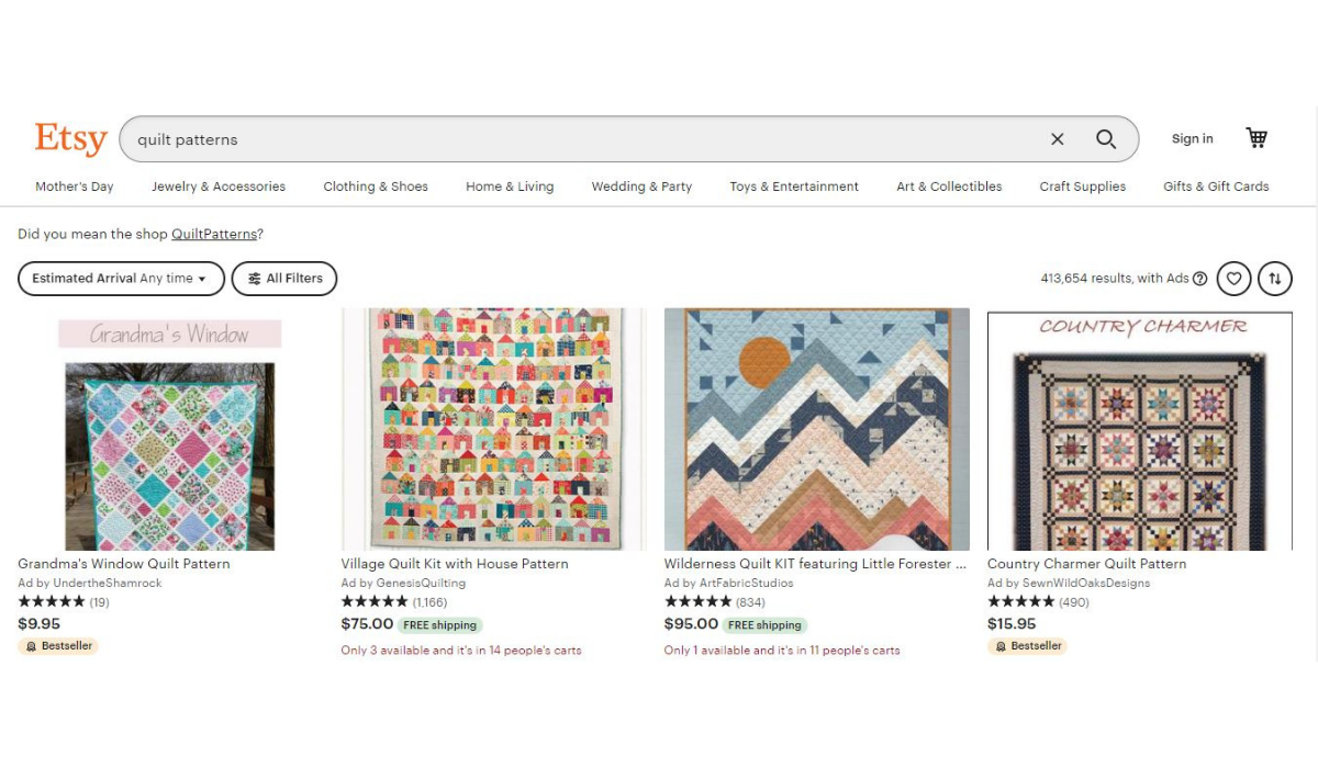 How to Find Quilt Patterns Online - Hailey Stitches