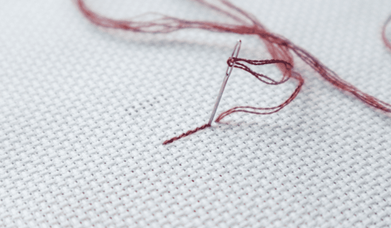 How to Back Stitch in Cross Stitch - Hailey Stitches