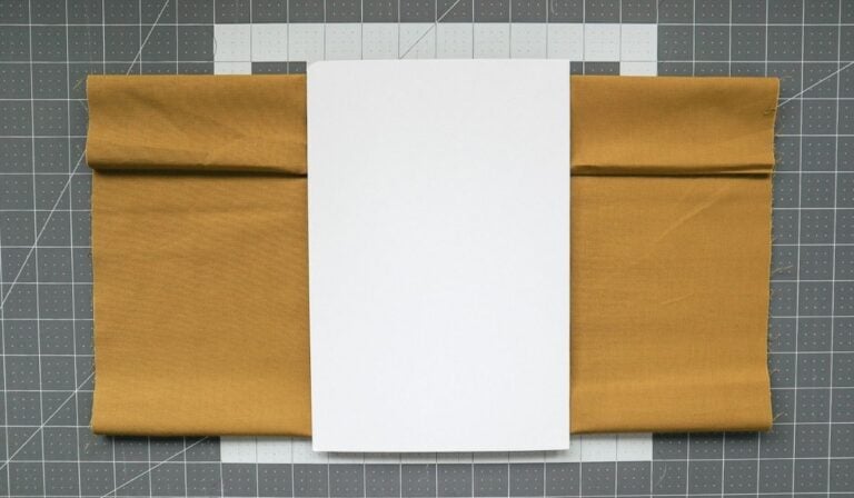 How to Fold Fabric on Comic Book Boards - Hailey Stitches