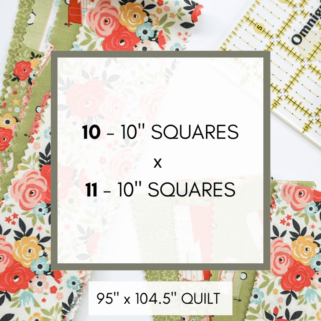 How Many 10-Inch Squares Do I Need to Make a Quilt? - Hailey Stitches