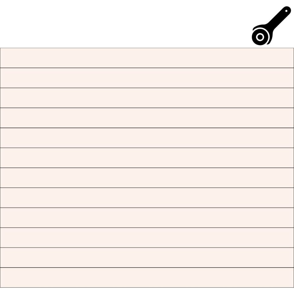 How to Cut a Fat Quarter into Strips and Squares