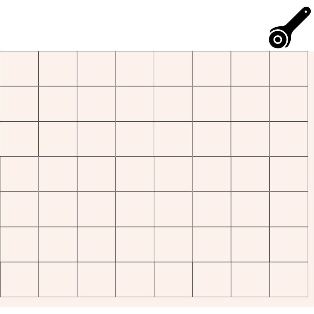 How to Cut a Fat Quarter into Strips and Squares