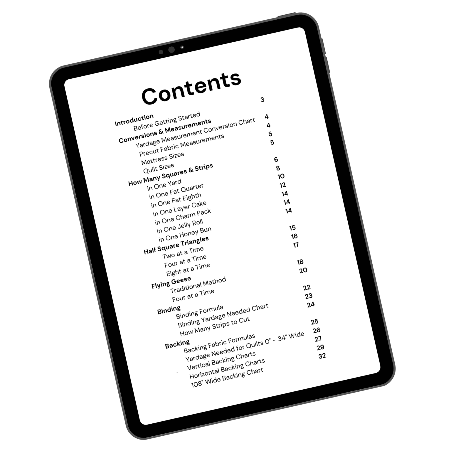 Quilt Math Handbook (PDF Download)