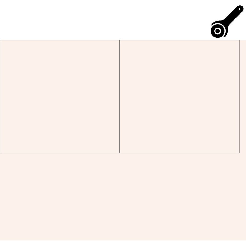 How to Cut a Fat Quarter into Strips and Squares