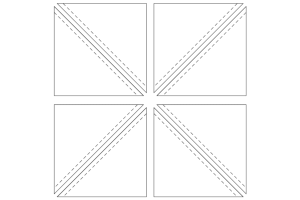 Half Square Triangle Charts and Beginner Tutorials