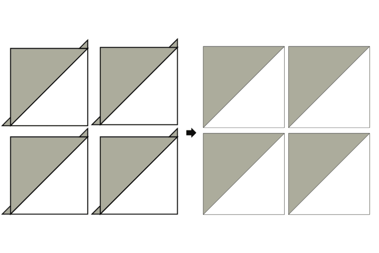 Half Square Triangle Charts and Beginner Tutorials