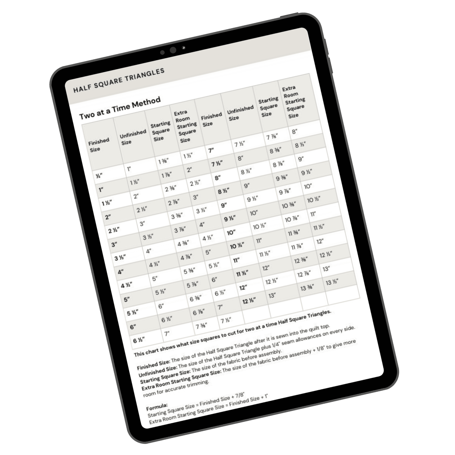Cheat Sheet - Hailey Stitches