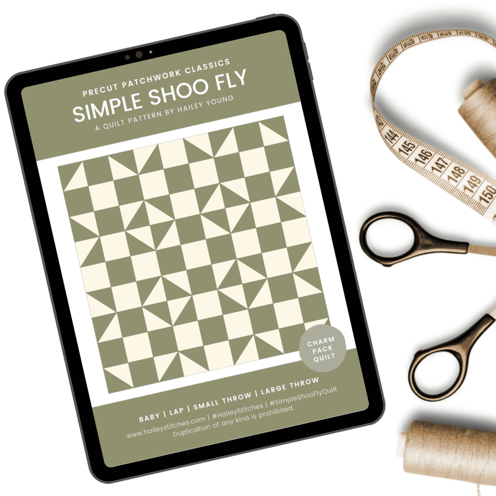 Simple Shoo Fly Quilt Pattern (PDF Download)