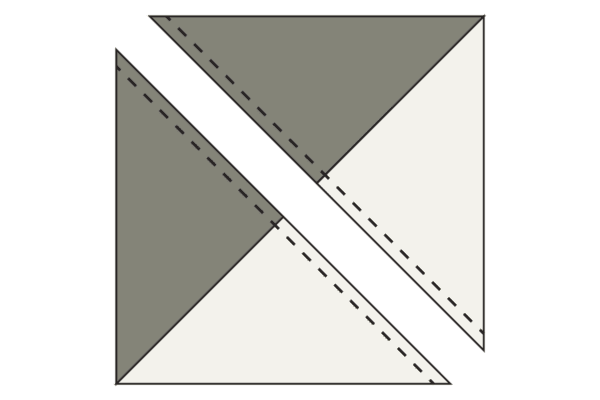 Hourglass Quilt Block Chart and Tutorial - Hailey Stitches