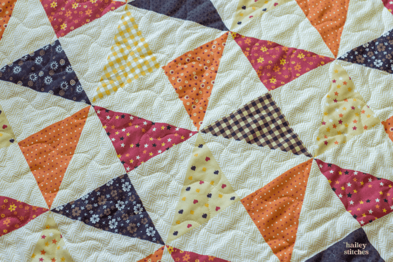Hourglass Quilt Block Chart and Tutorial - Hailey Stitches
